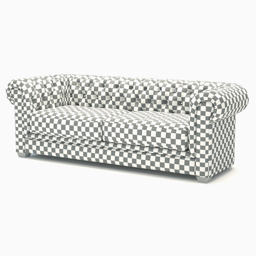 3d Model Of Mayson Chesterfield Seater