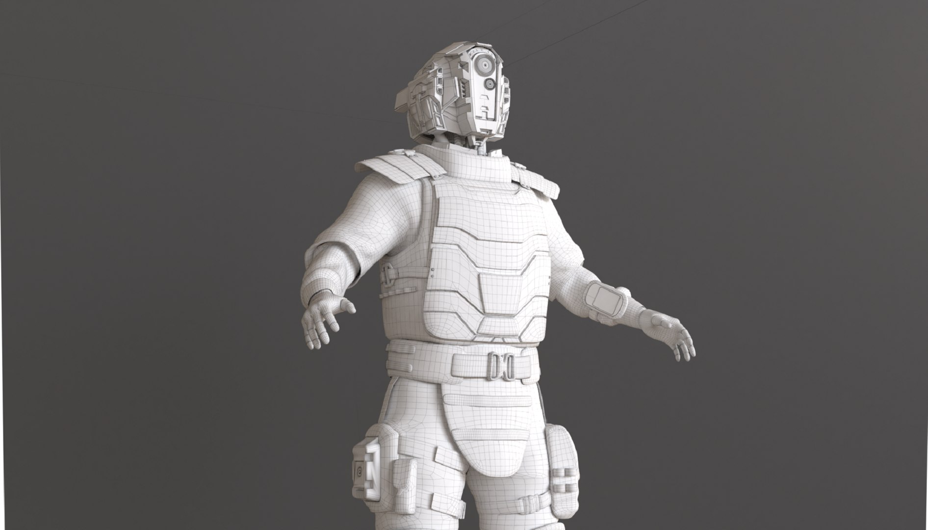 3D Police Cop Robot - TurboSquid 1854270