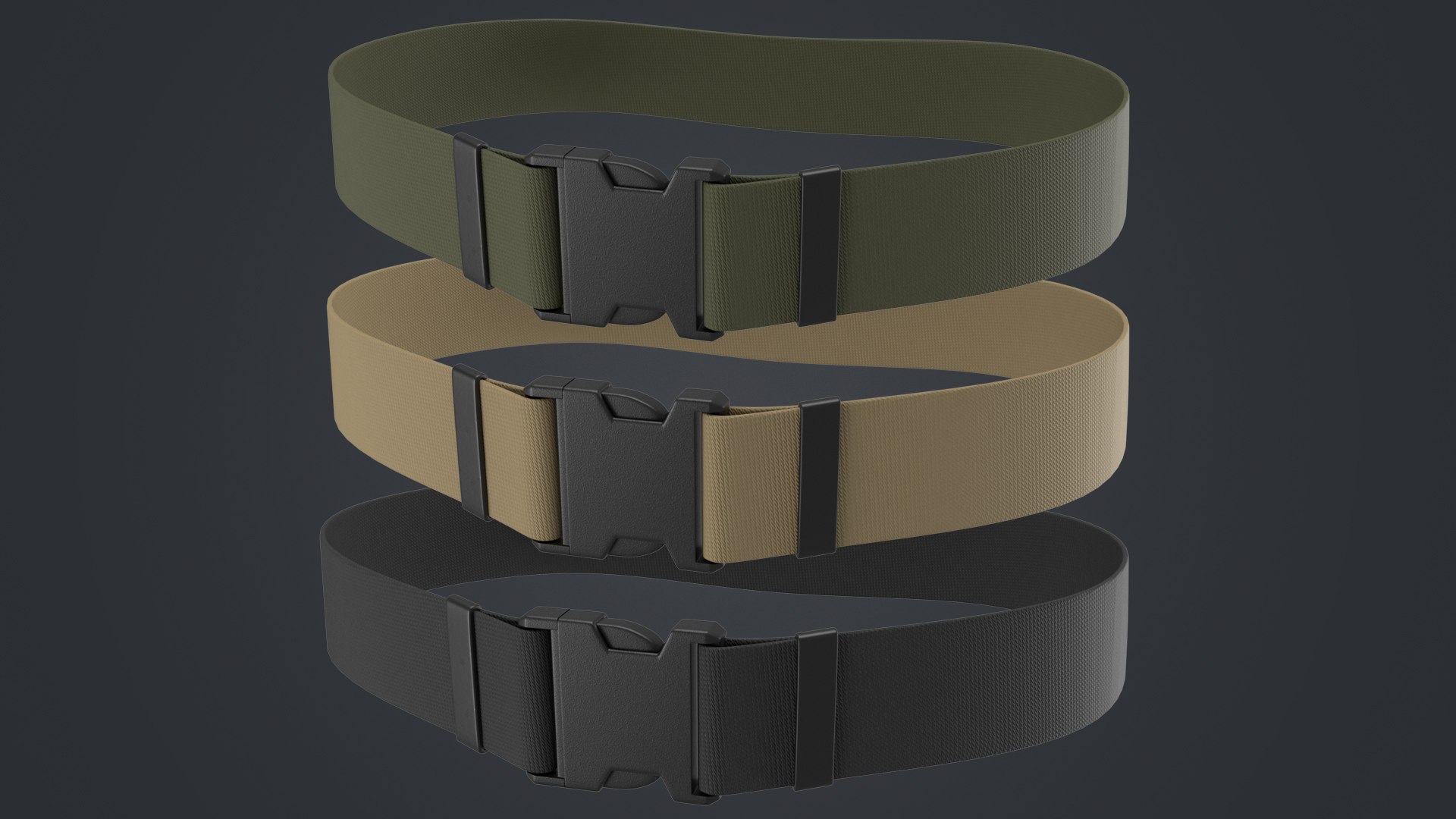modelo 3d Tactical Belt Set - TurboSquid 1972181