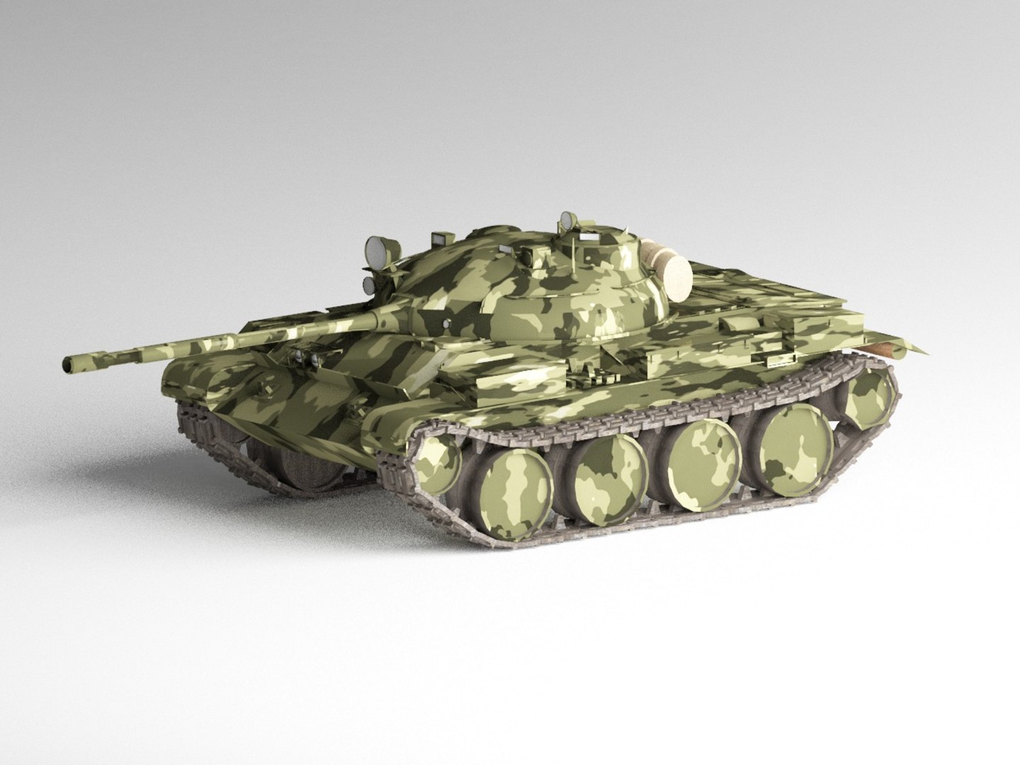 T-62 Battle Tank T-62a 3D - TurboSquid 1159041