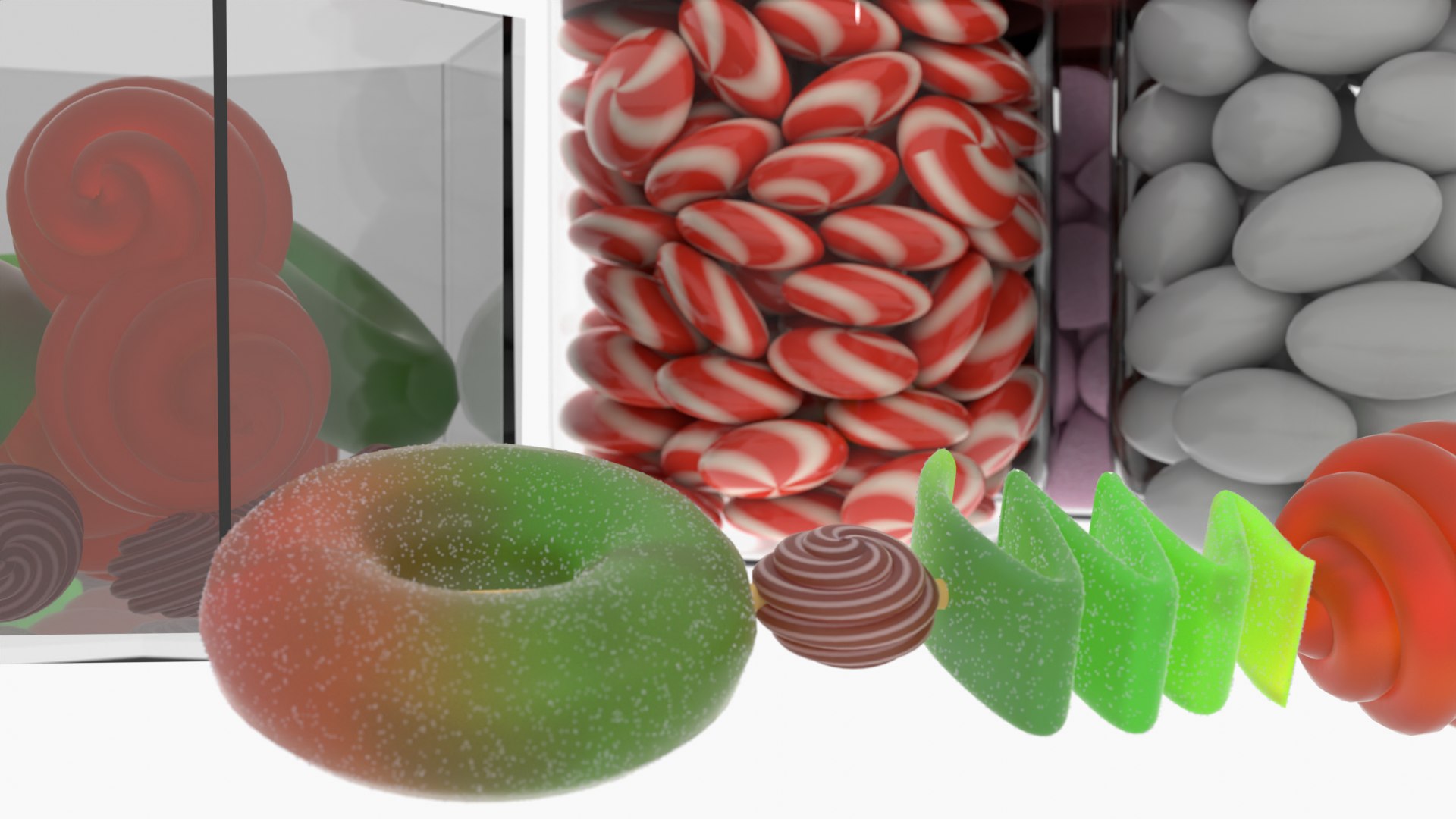 Candy Jars Model - TurboSquid 2156770