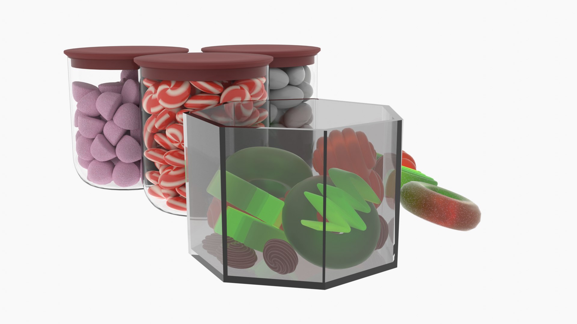 Candy Jars Model - TurboSquid 2156770