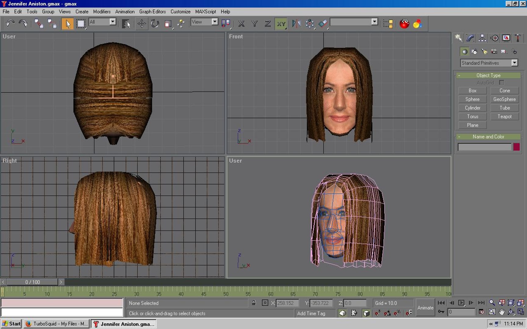 Free Jennifer Head 3d Model