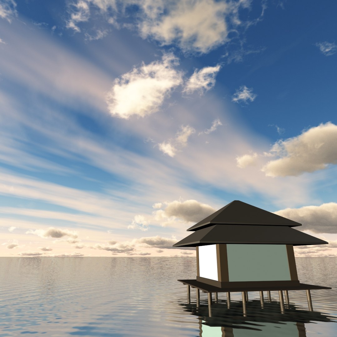 3d Sky Clouds Model