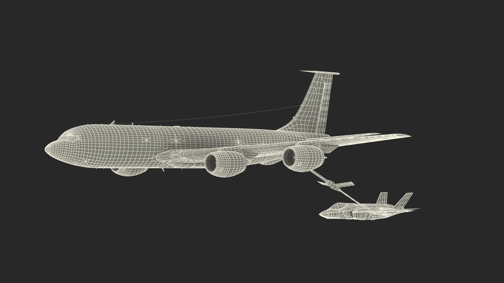 3D model boeing kc 135 stratotanker - TurboSquid 1704200