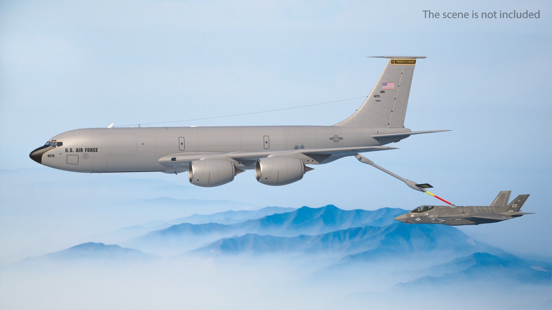 3D model boeing kc 135 stratotanker - TurboSquid 1704200