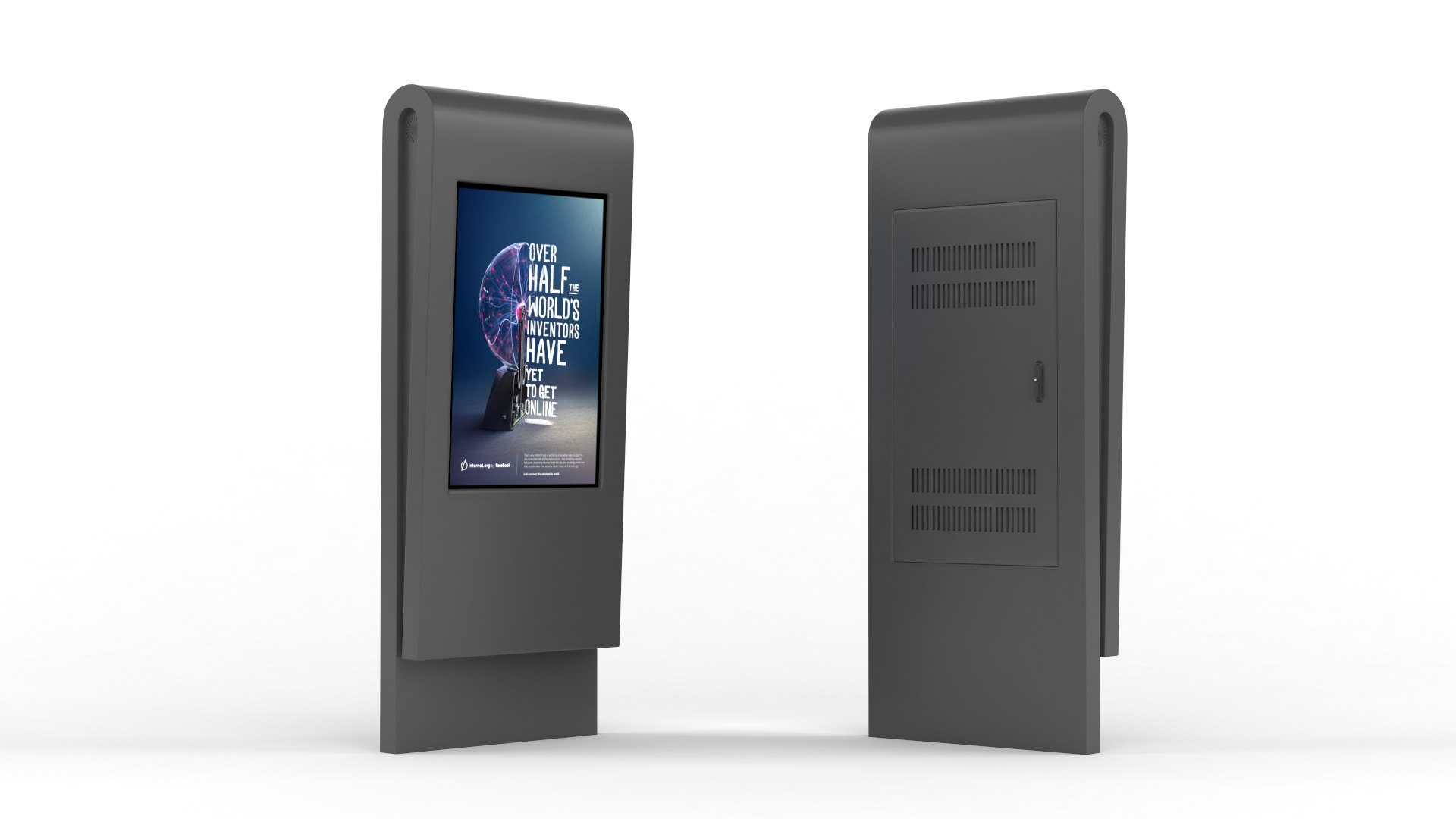 Electronic Kiosk Model - TurboSquid 2219041