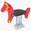 Free Spring Swing Horse 3D Model - TurboSquid 1232509