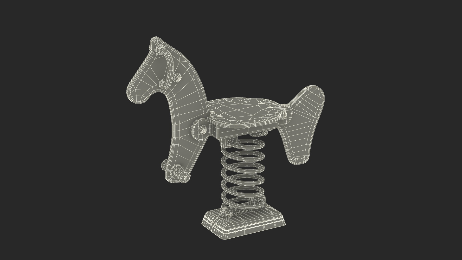 Children Horse Springer Ride Model - TurboSquid 2073863