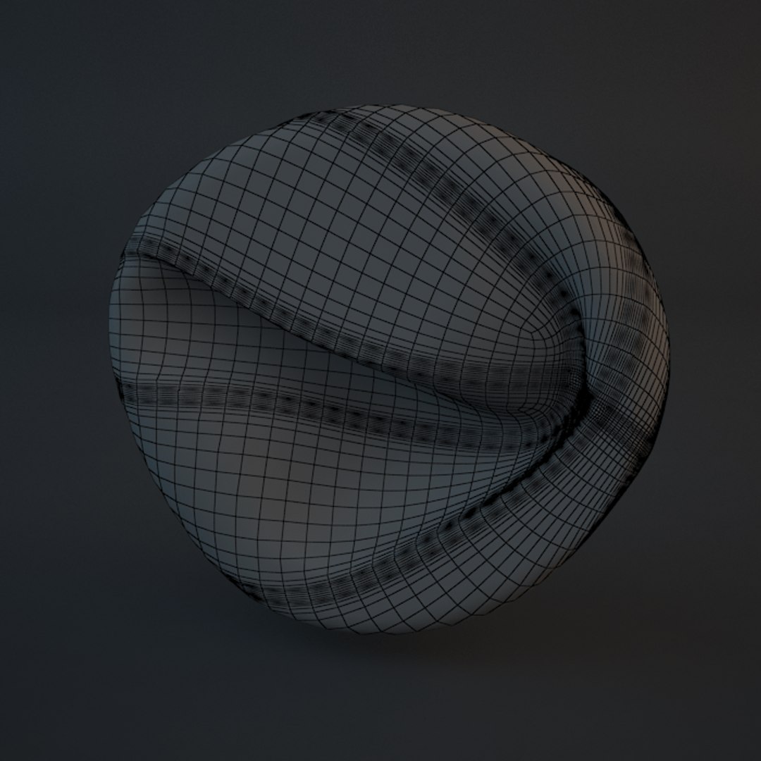 Deflated Basketball 3d Max