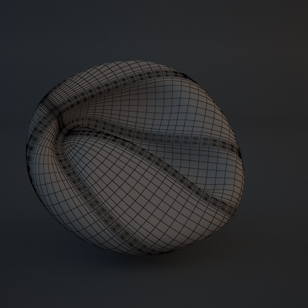 Deflated Basketball 3d Max
