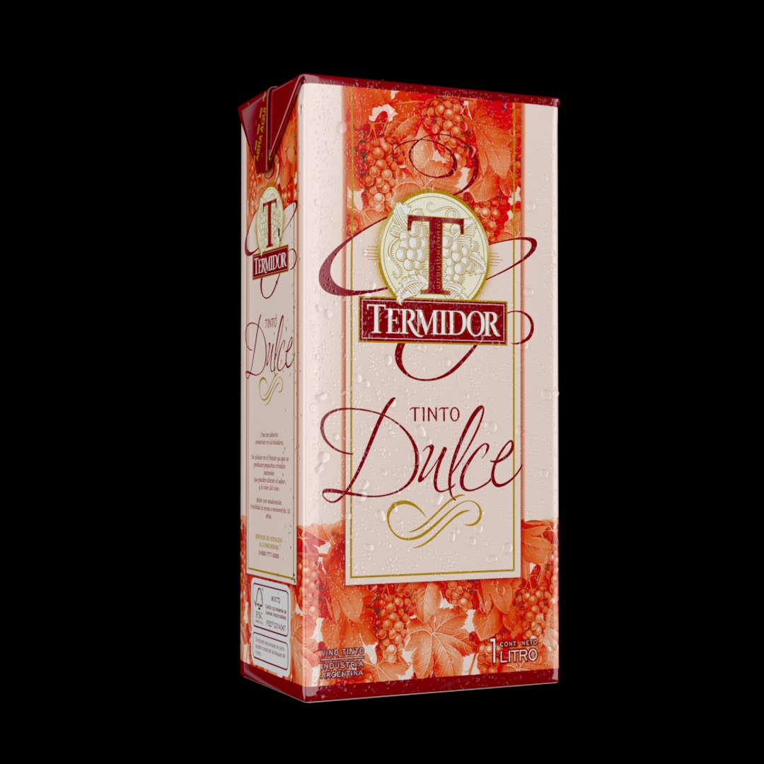 3ds max termidor red wine dulce