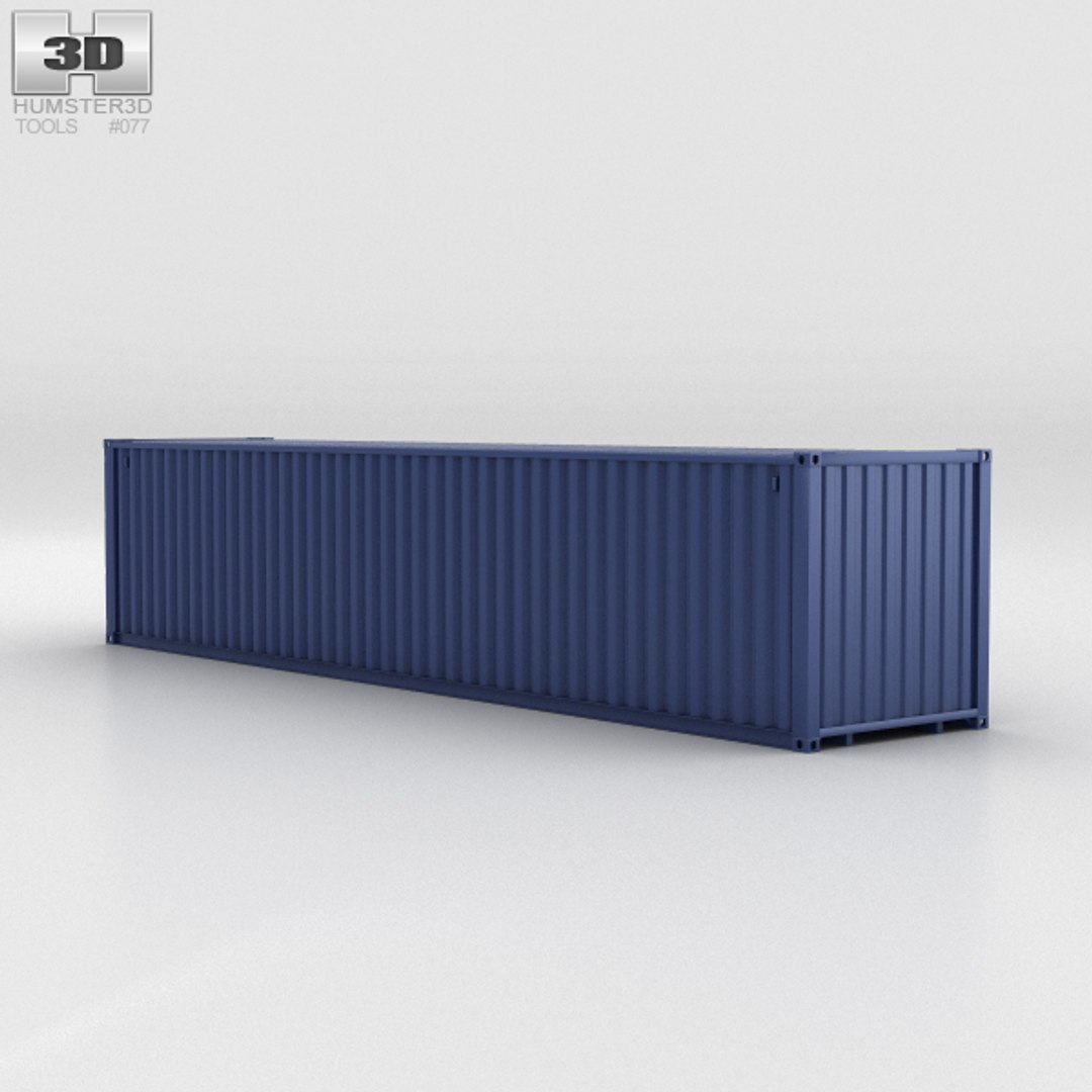 Container shipping 40ft 3D model - TurboSquid 1237507