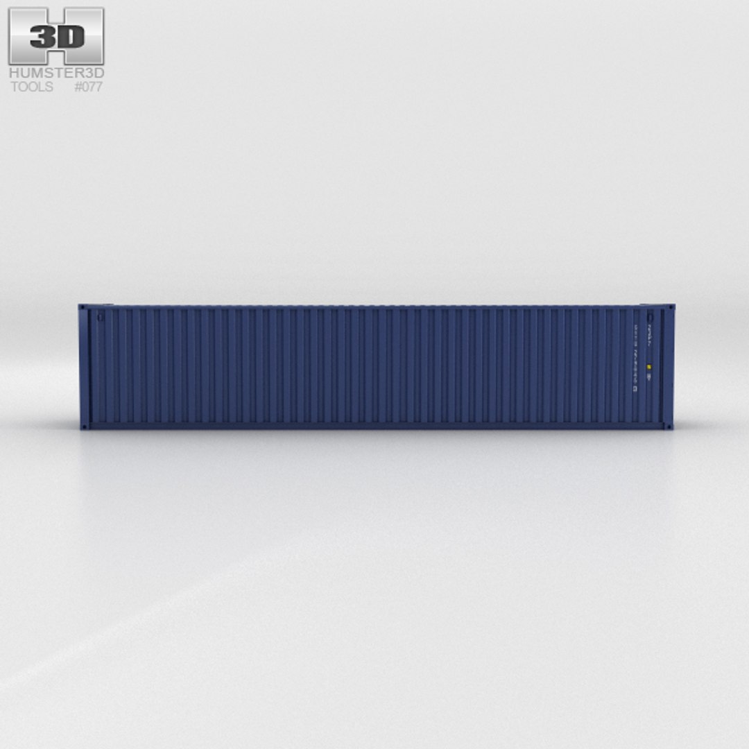 Container shipping 40ft 3D model - TurboSquid 1237507