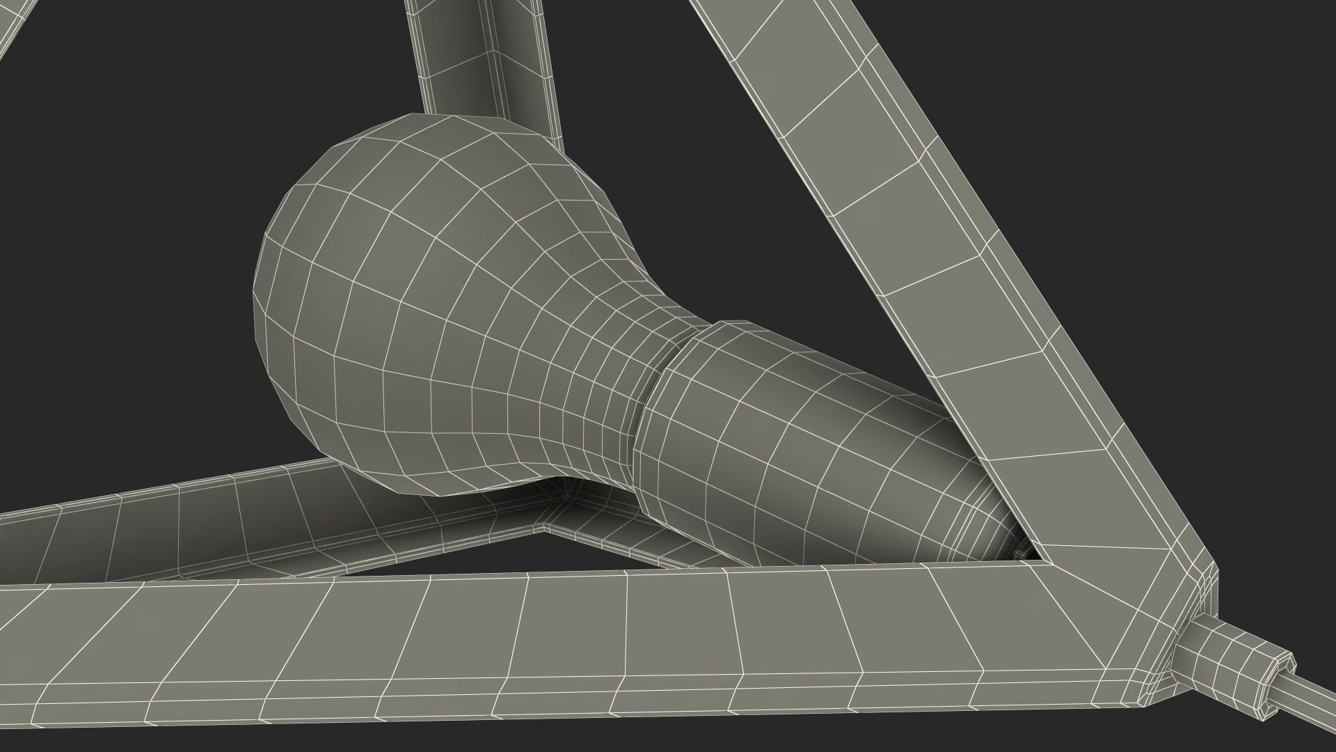 Hanging Light Triangle Shape Red model - TurboSquid 2018645