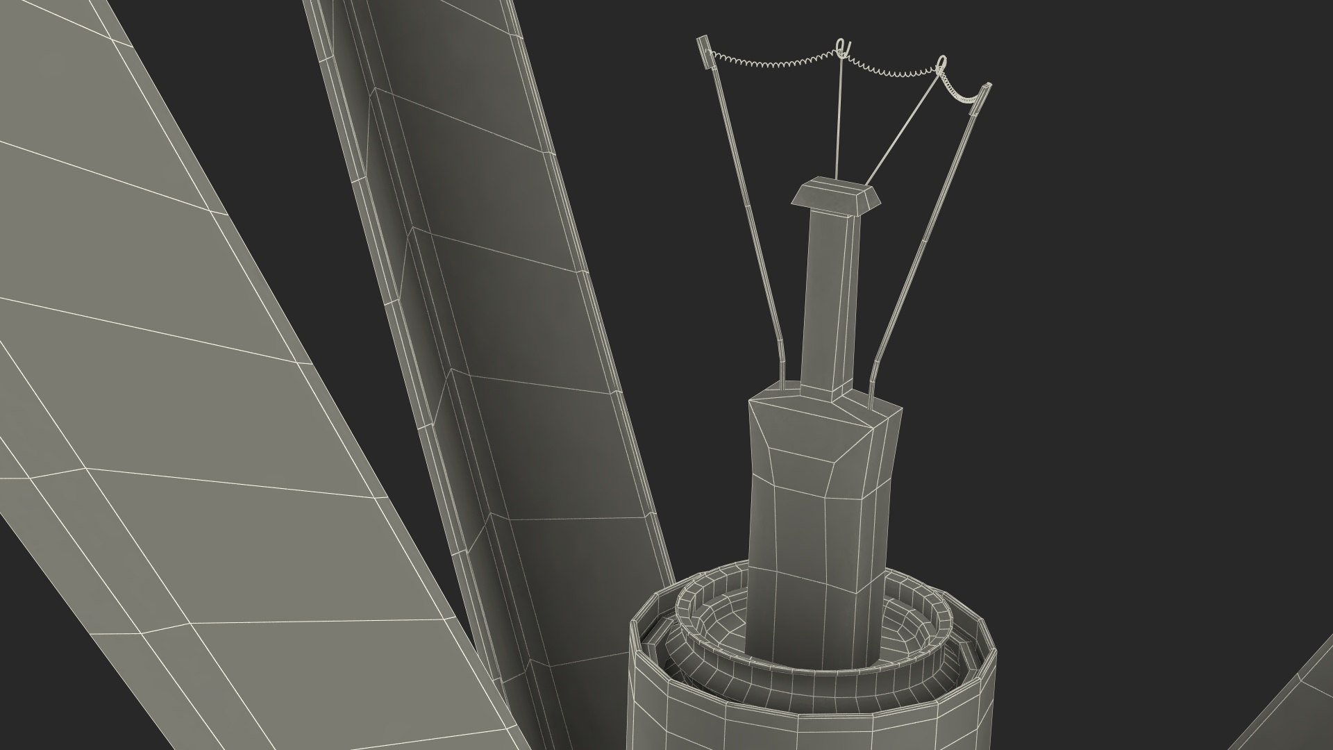 Hanging Light Triangle Shape Red model - TurboSquid 2018645