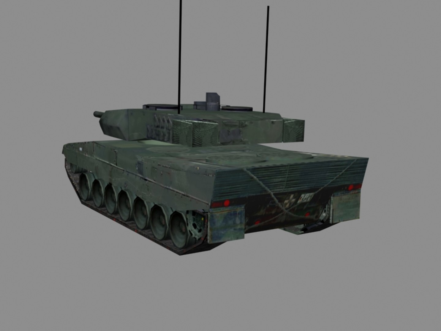 3d Model Leopard Tank