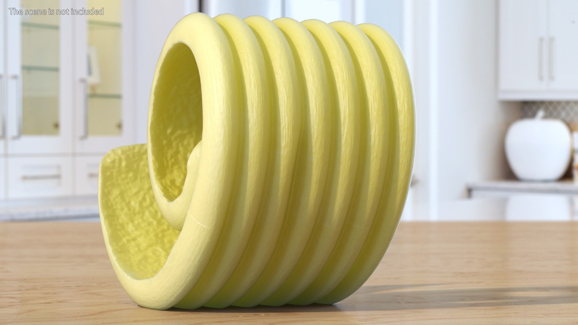 Curled Piece of Butter 3D model - TurboSquid 1995254