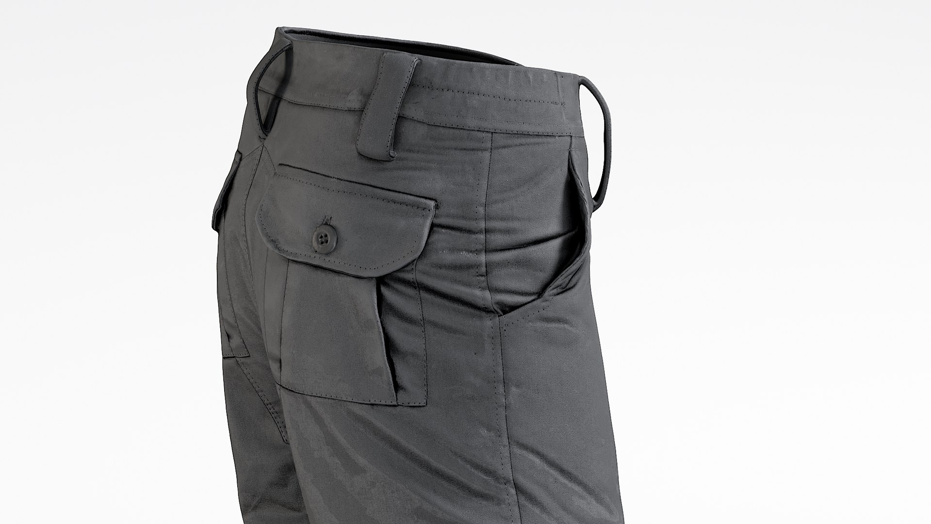 Realistic black pants boots 3D model - TurboSquid 1529856