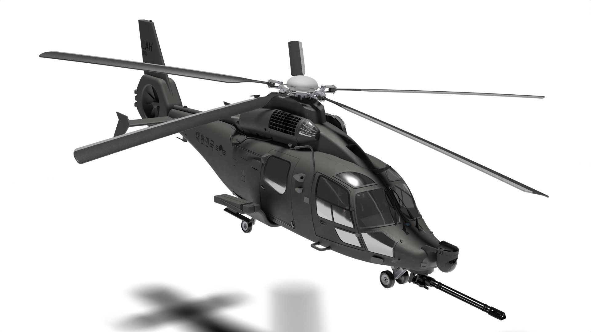 3D Korean Army Small Helicopter LAH Model - TurboSquid 2186223