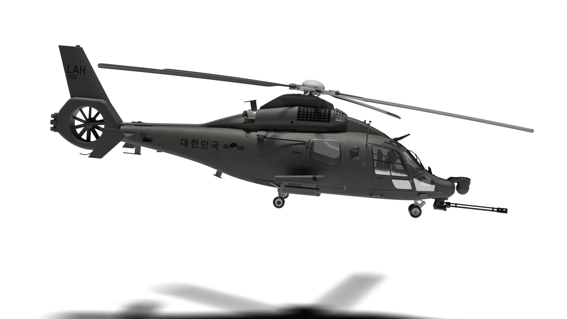 3D Korean Army Small Helicopter LAH Model - TurboSquid 2186223