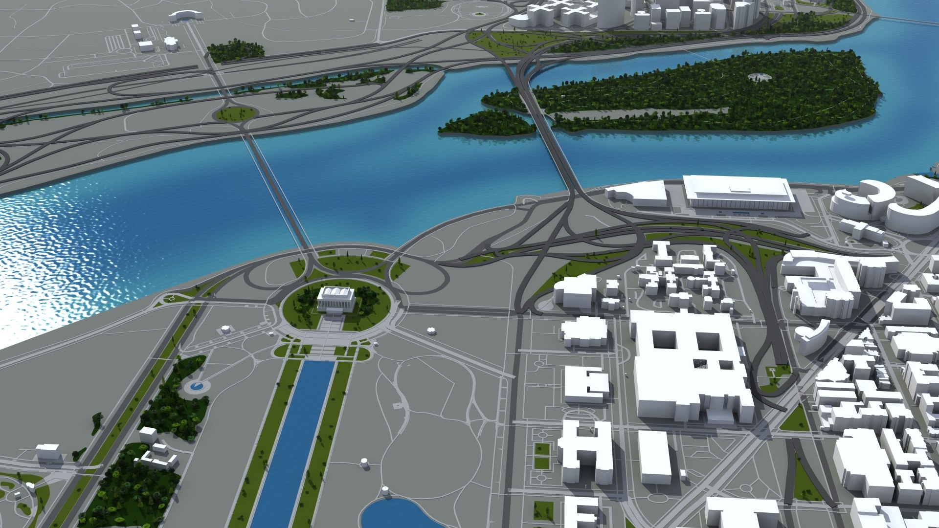 Washington DC model - TurboSquid 1764099