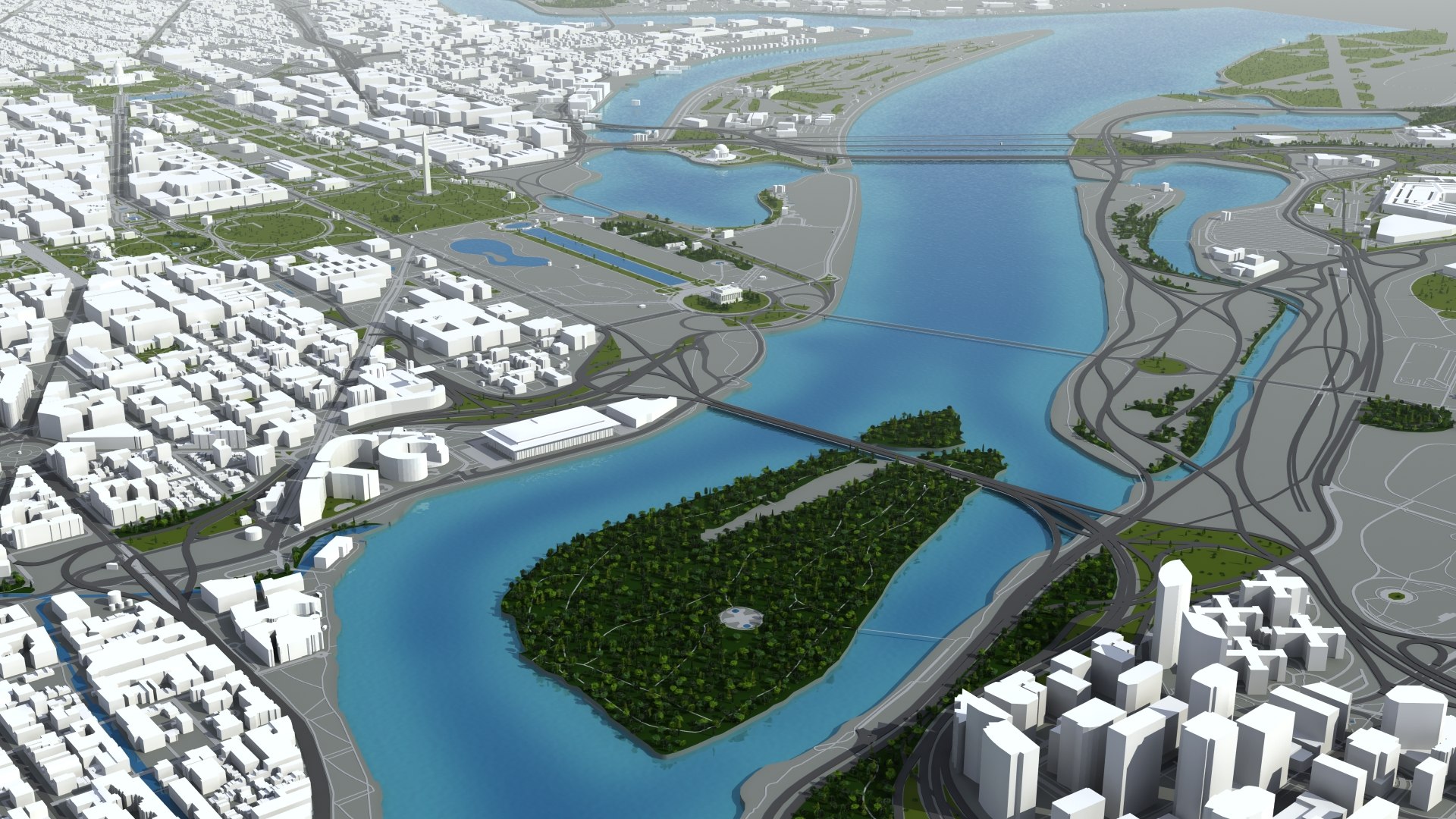 Washington DC model - TurboSquid 1764099