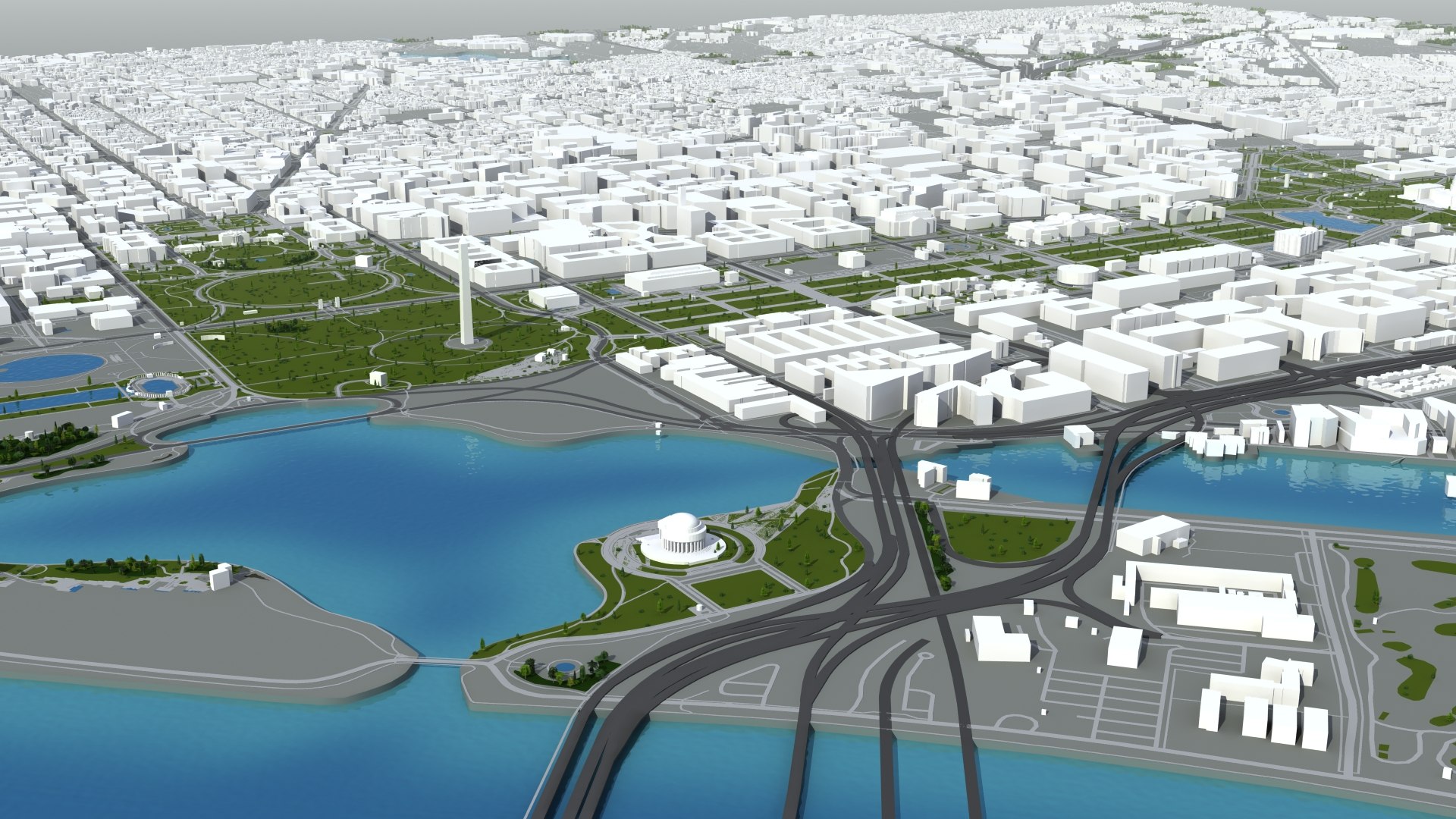 Washington DC model - TurboSquid 1764099