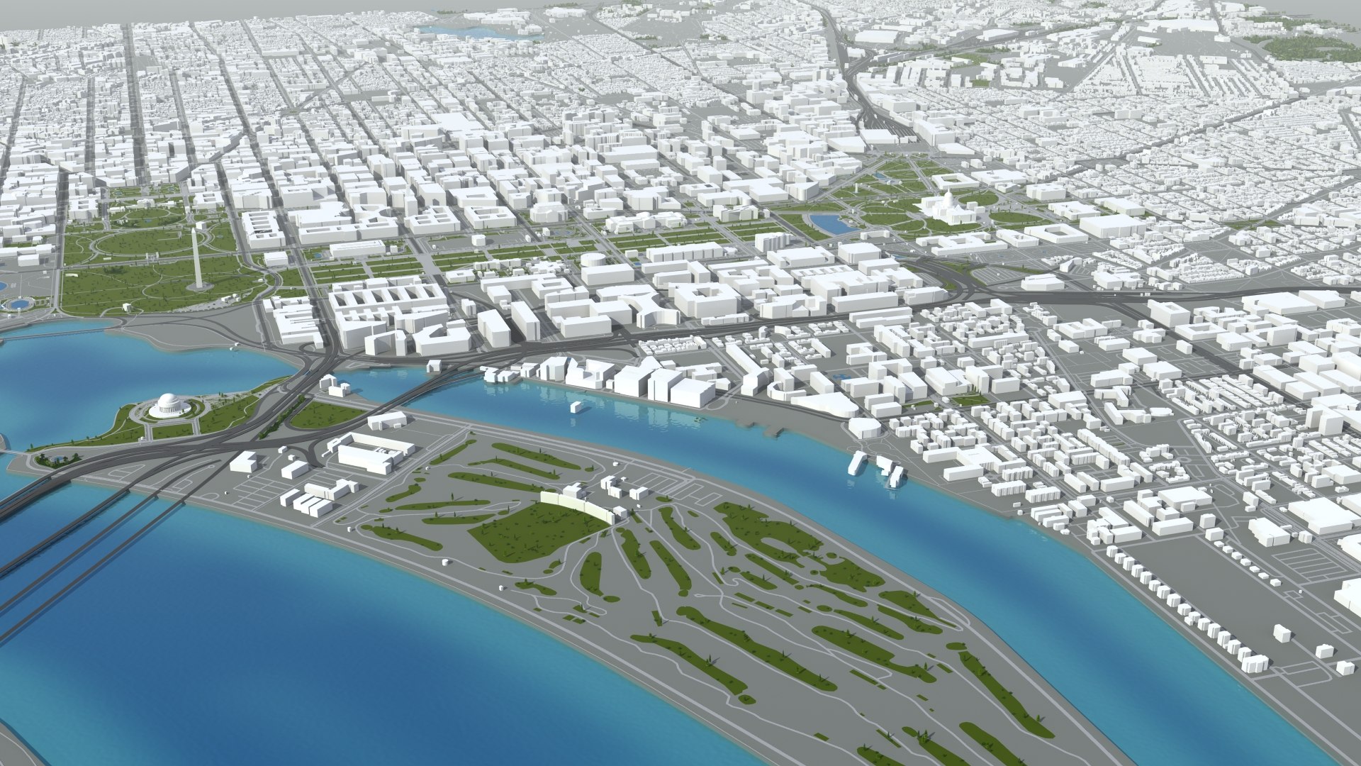 Washington DC model - TurboSquid 1764099