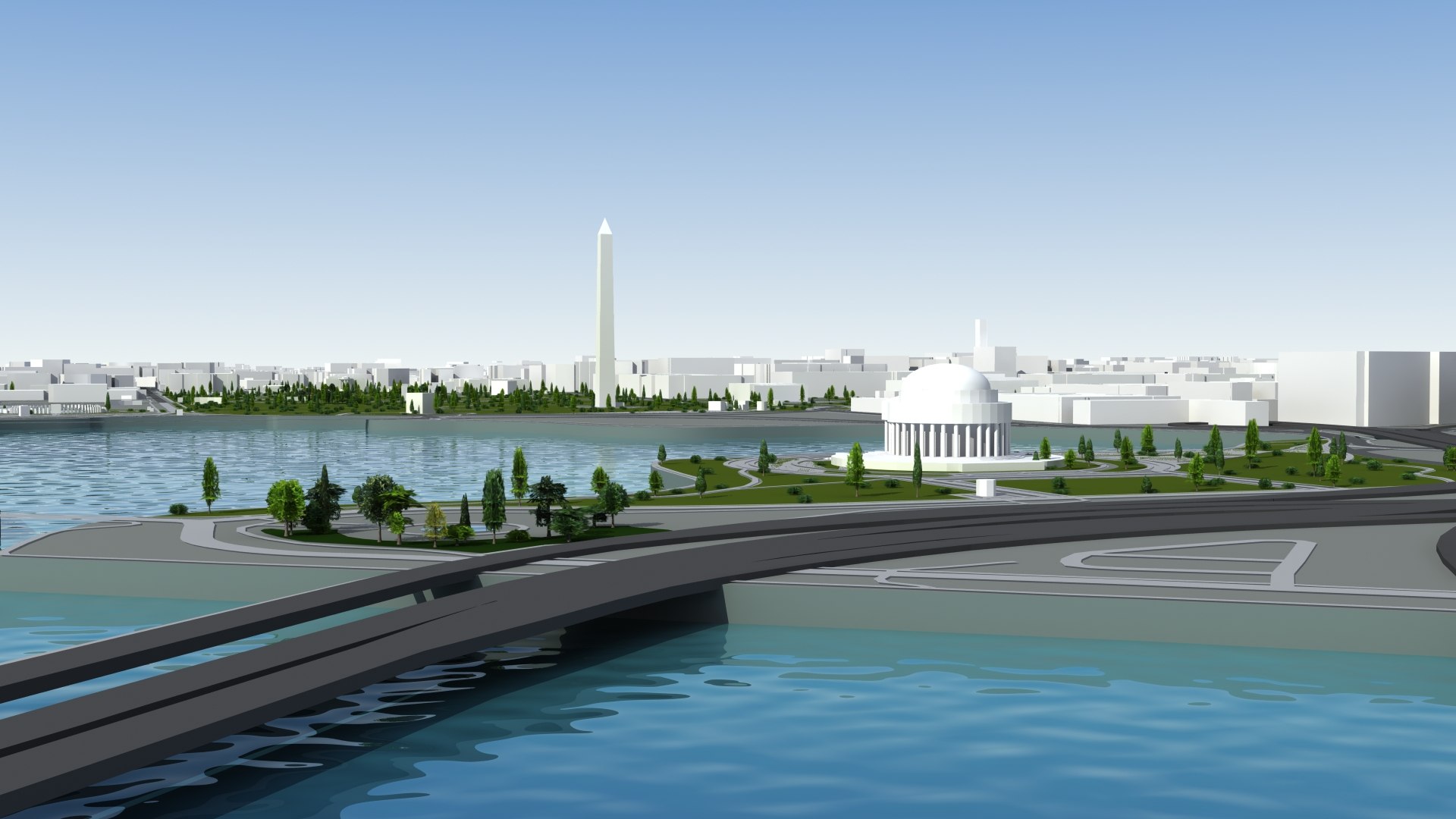 Washington DC model - TurboSquid 1764099