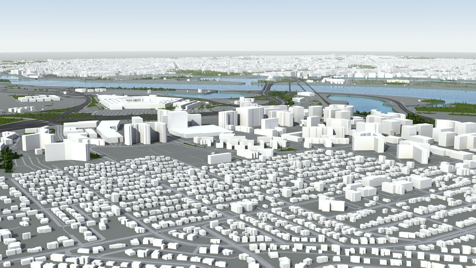 Washington DC model - TurboSquid 1764099