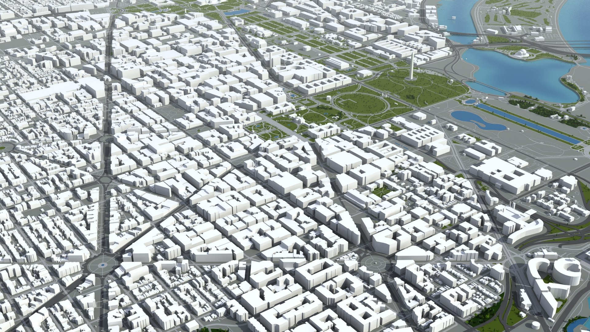 Washington DC model - TurboSquid 1764099