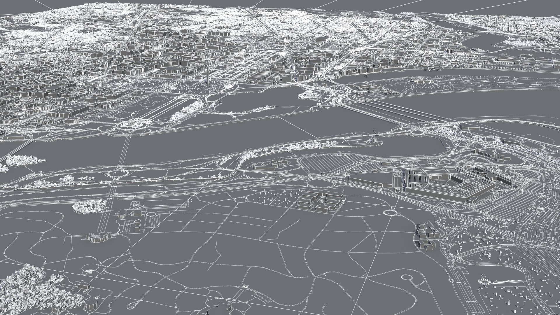 Washington DC model - TurboSquid 1764099