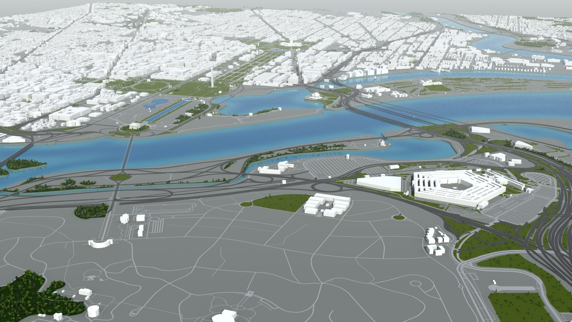 Washington DC model - TurboSquid 1764099