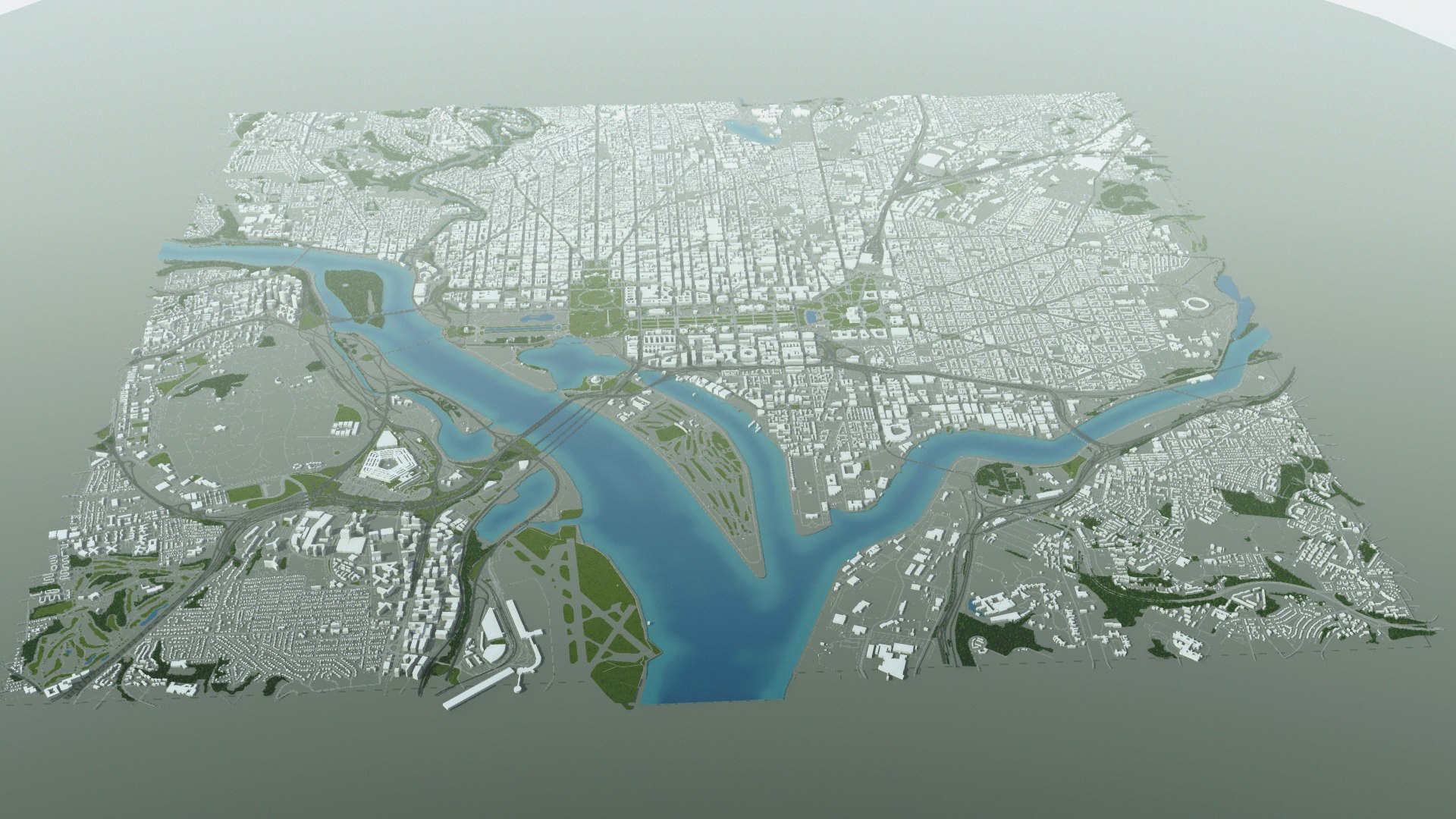 Washington DC model - TurboSquid 1764099