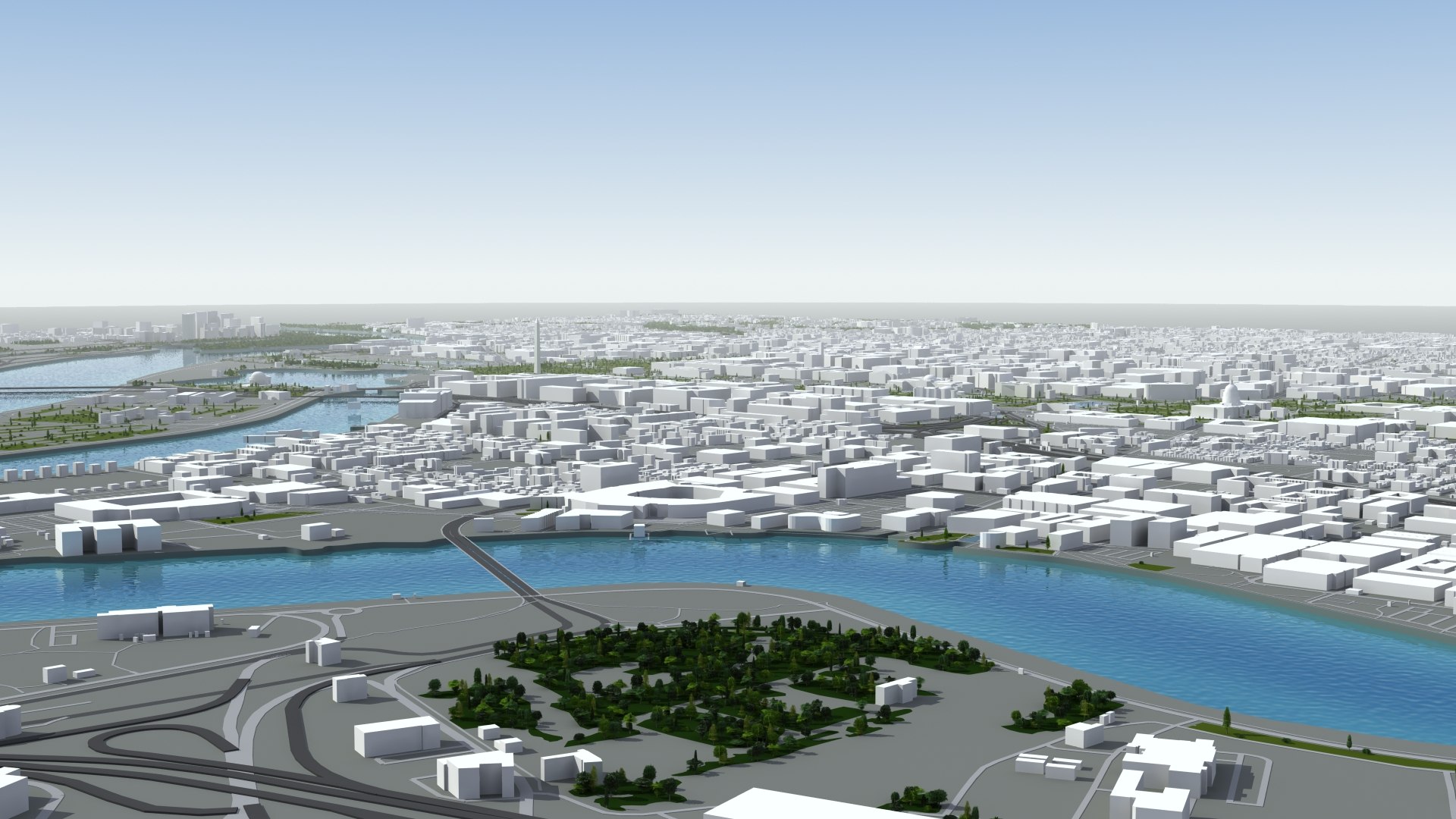 Washington DC model - TurboSquid 1764099