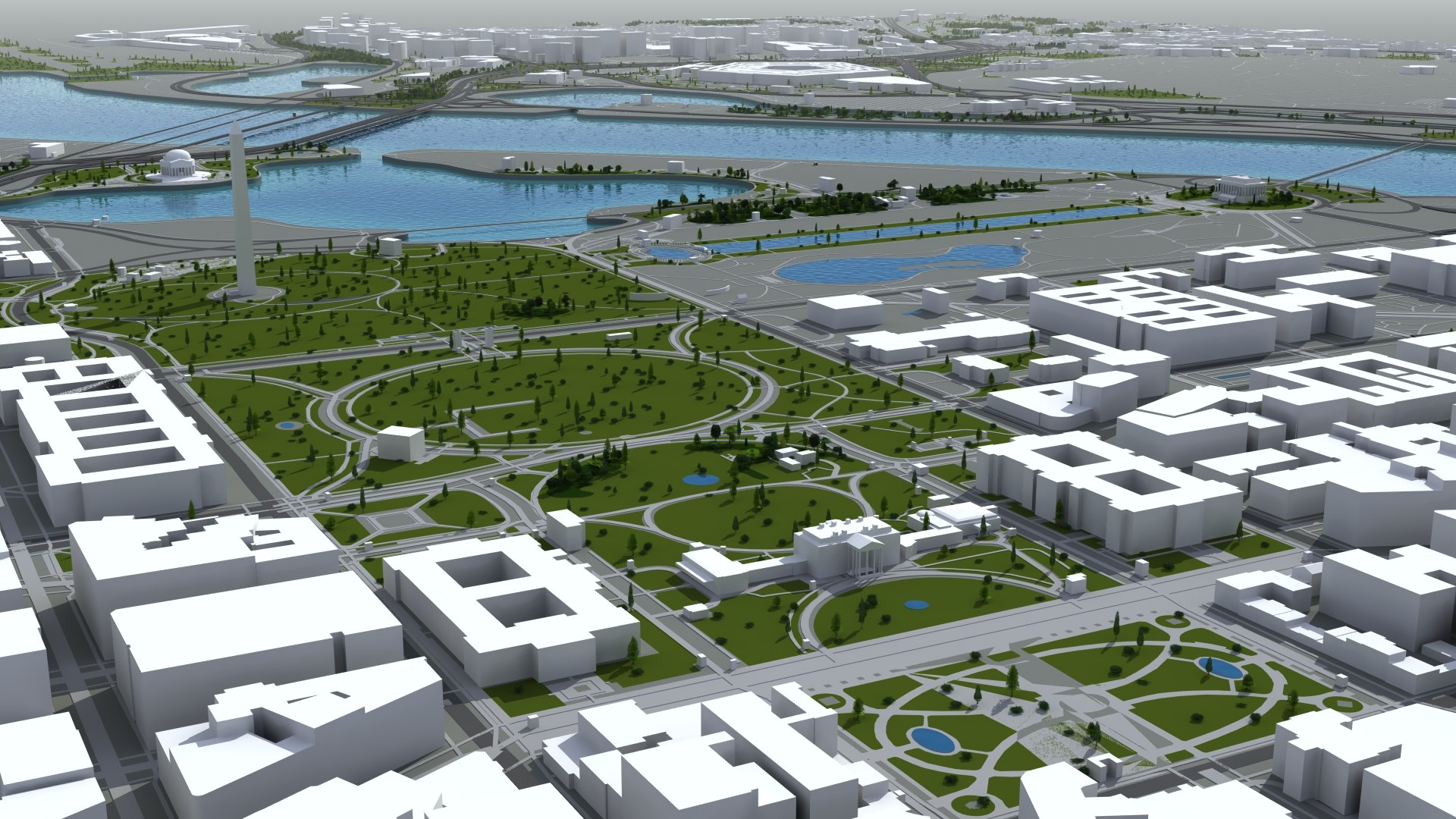Washington DC model - TurboSquid 1764099