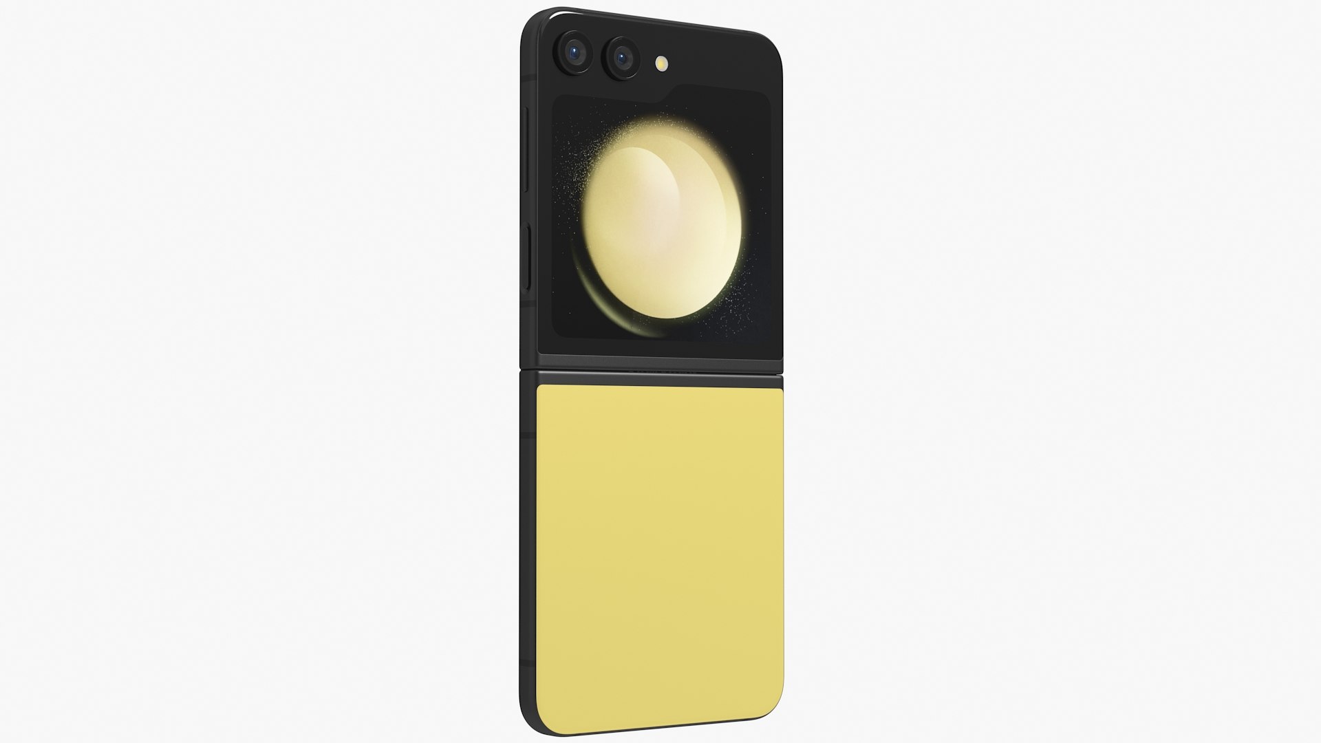 Samsung Galaxy Z Flip 5 Yellow Animated 3D Model - TurboSquid 2102579