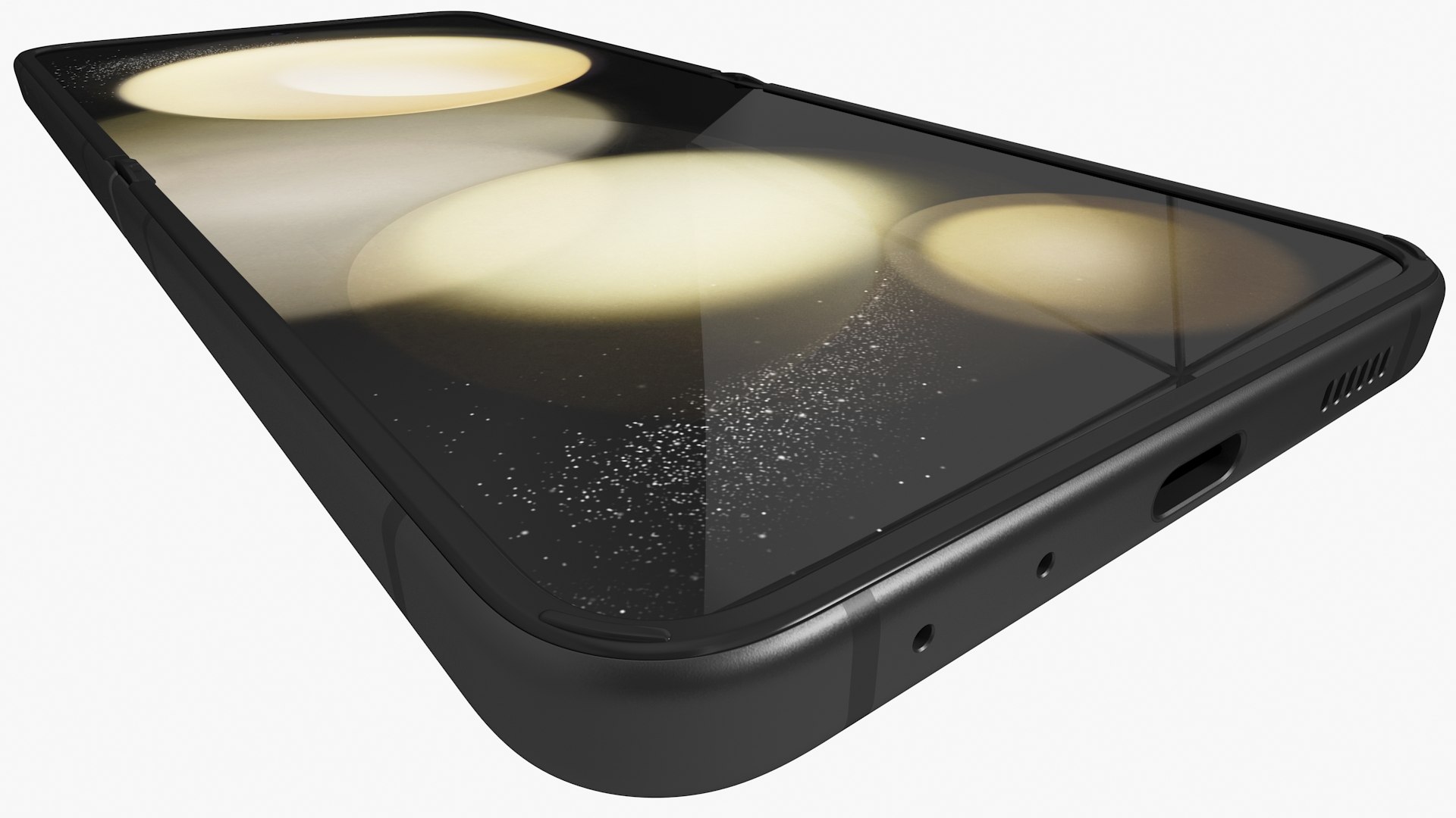 Samsung Galaxy Z Flip 5 Yellow Animated 3D model - TurboSquid 2102579