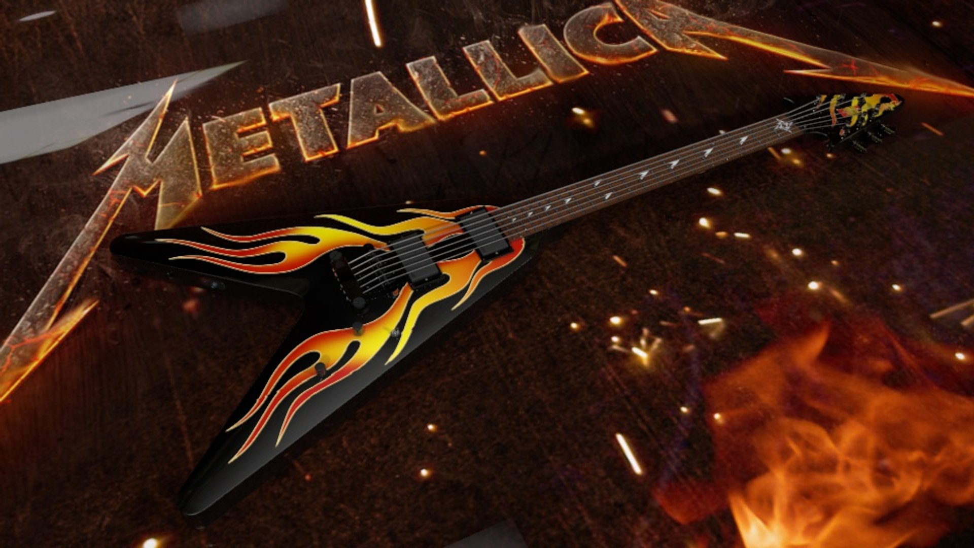 Metallica James Hetfield Esp 3d Model