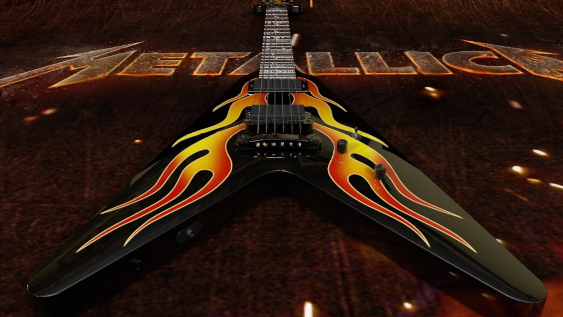 Metallica James Hetfield Esp 3d Model