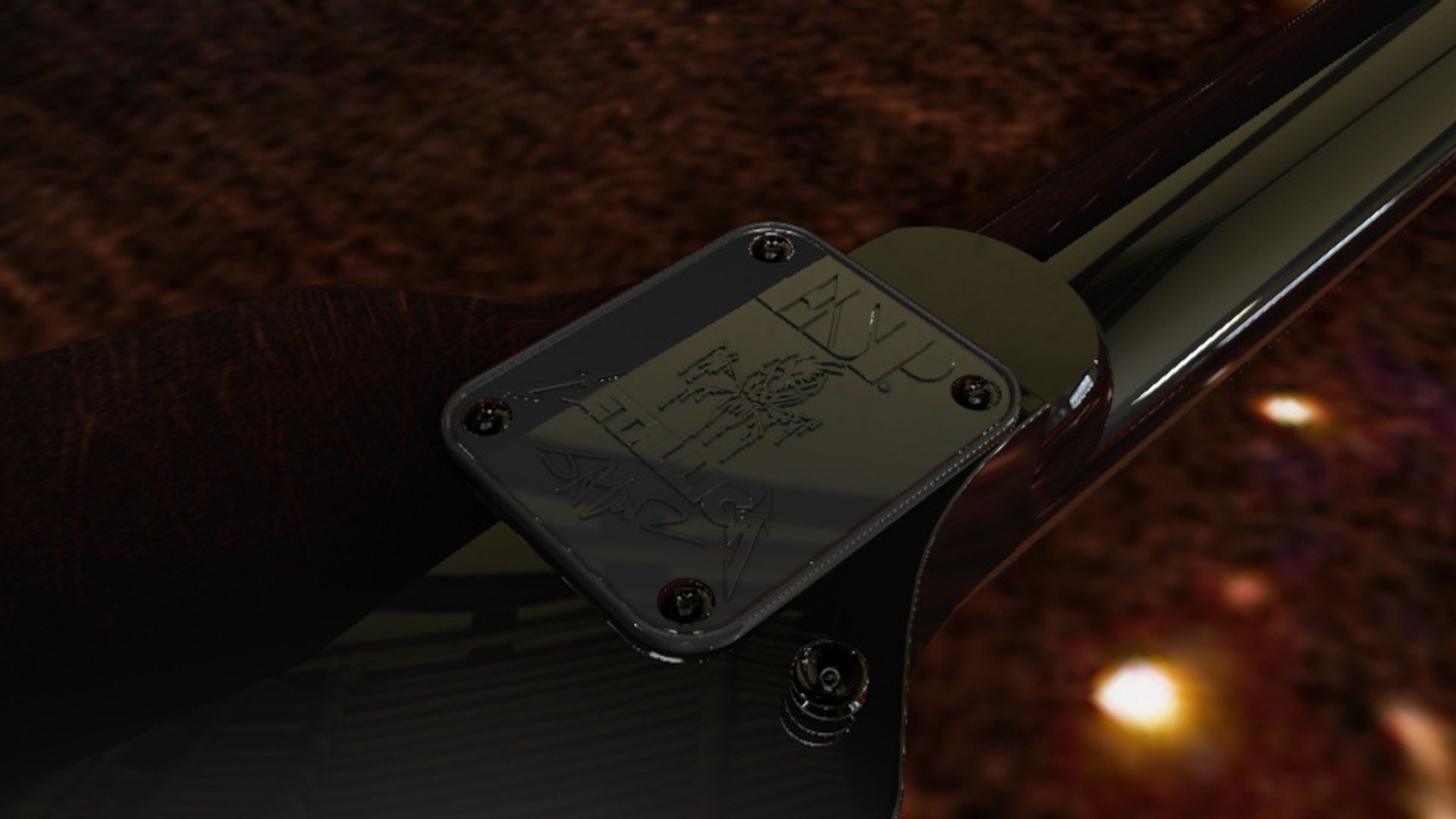 Metallica James Hetfield Esp 3d Model