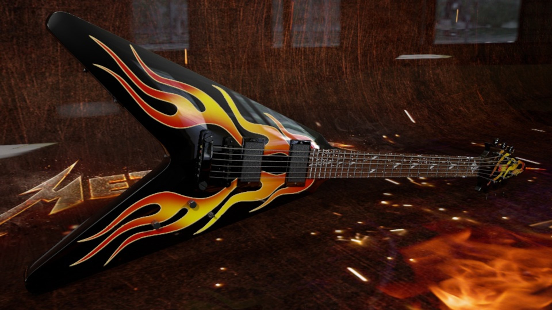 Metallica James Hetfield Esp 3d Model