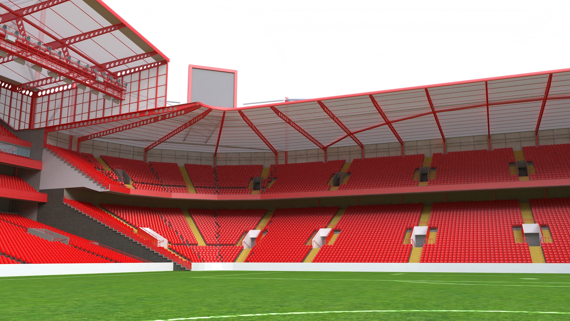 Sports Soccer Stadium Model - TurboSquid 2402454