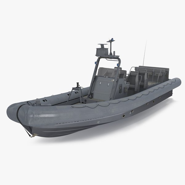 modelo 3d Lancha patrullera militar inflable RHIB - TurboSquid 2219838