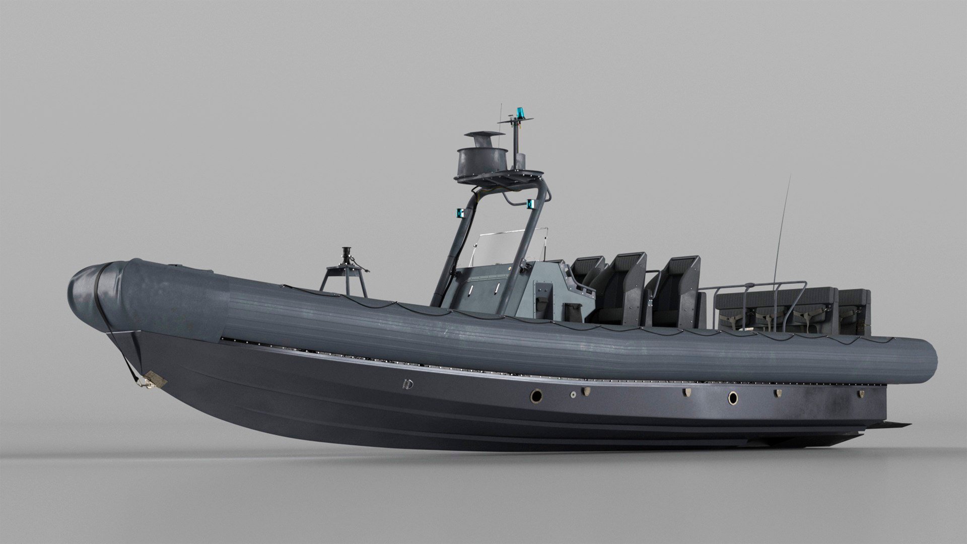 Inflatable Military Patrol Boat RHIB 3D Model - TurboSquid 2219838