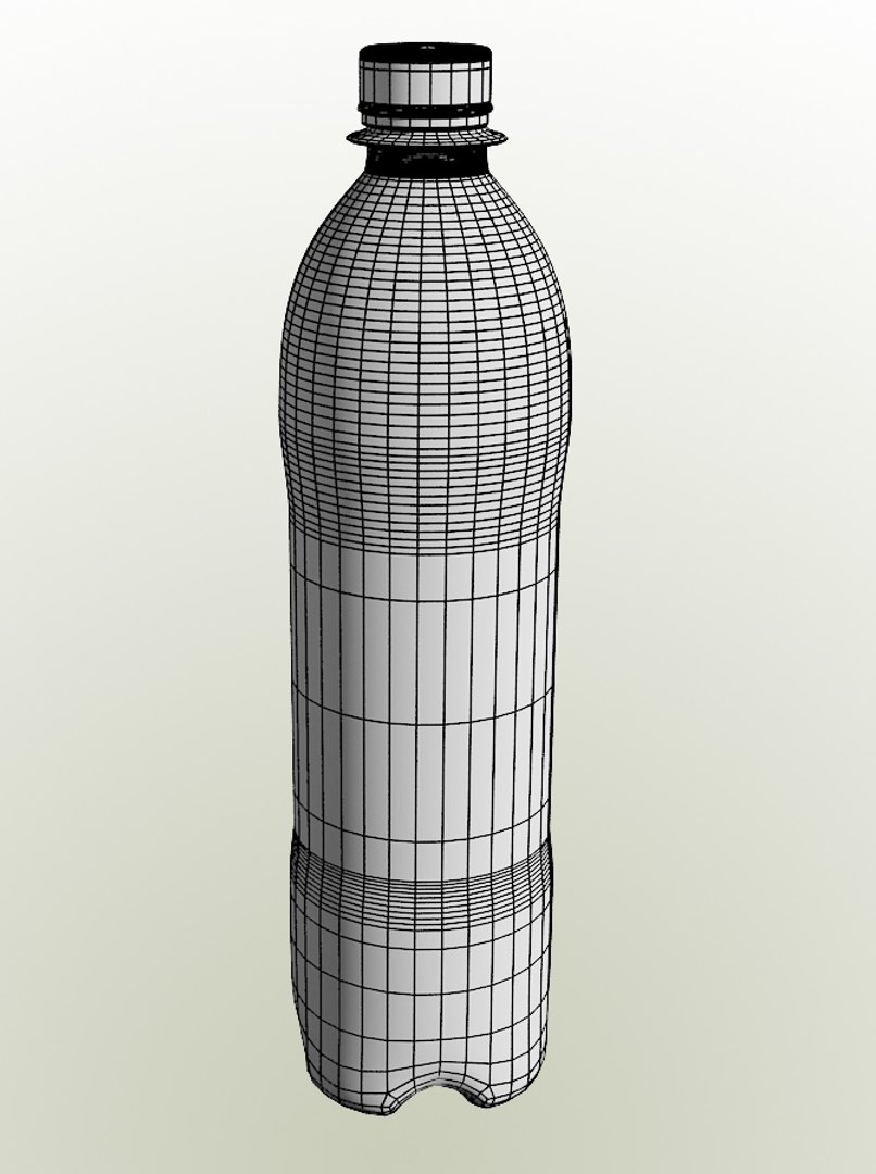 3d Water Bottle Model