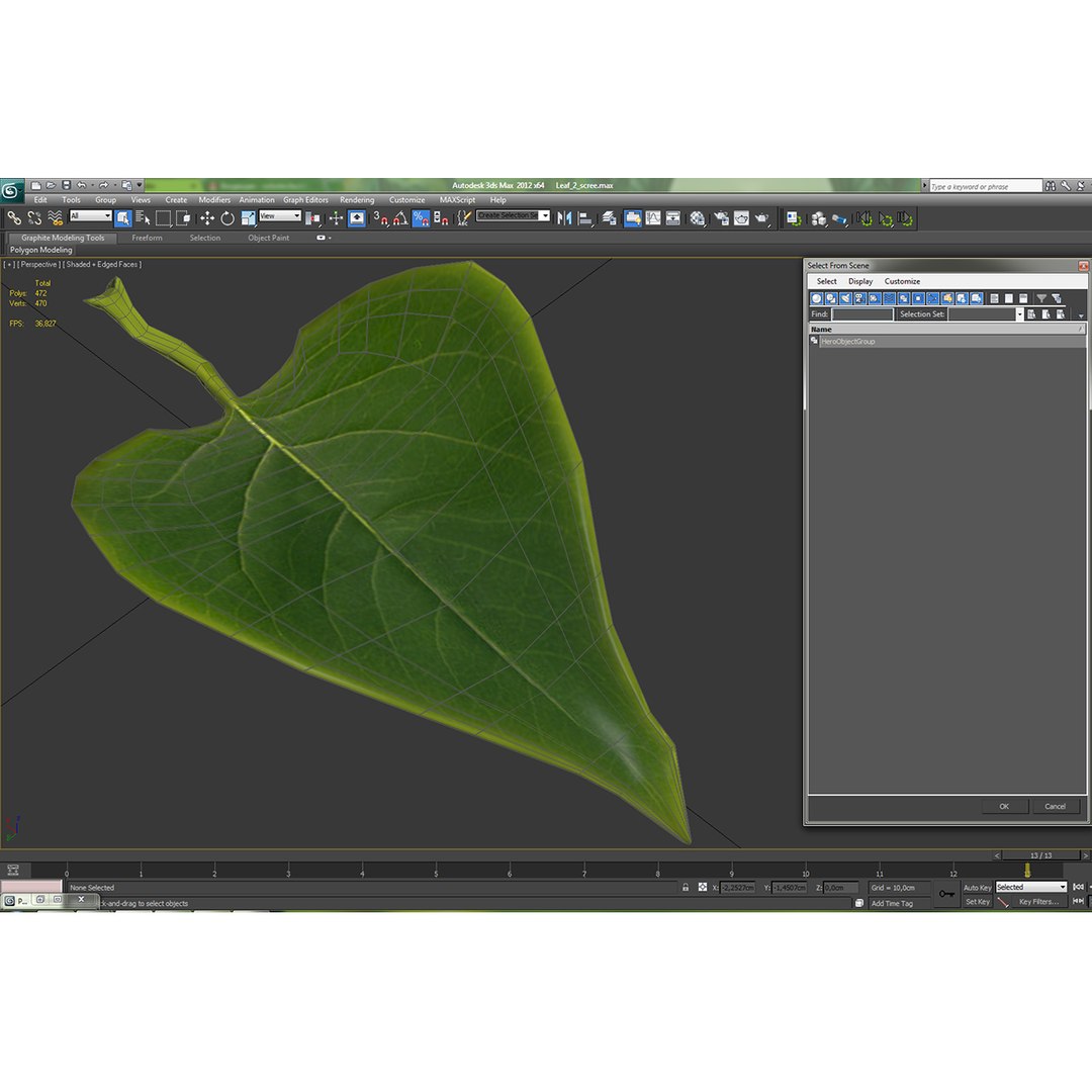 3d leaf 2 model