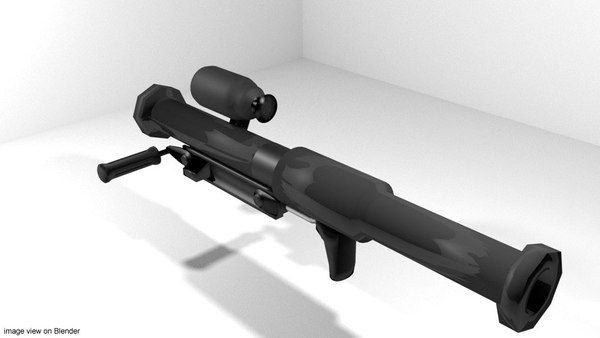 rocket launcher shoulder-fired 3d 3ds