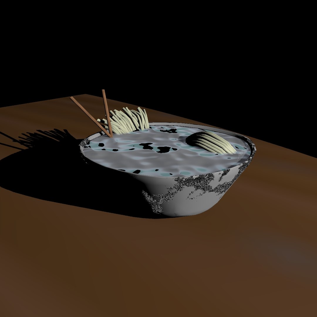Ramen 3D Model - TurboSquid 1215468